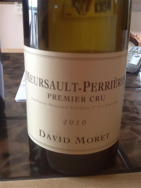 2009 David Moret Meursault 1er Cru Les Perrières, France, Burgundy ...