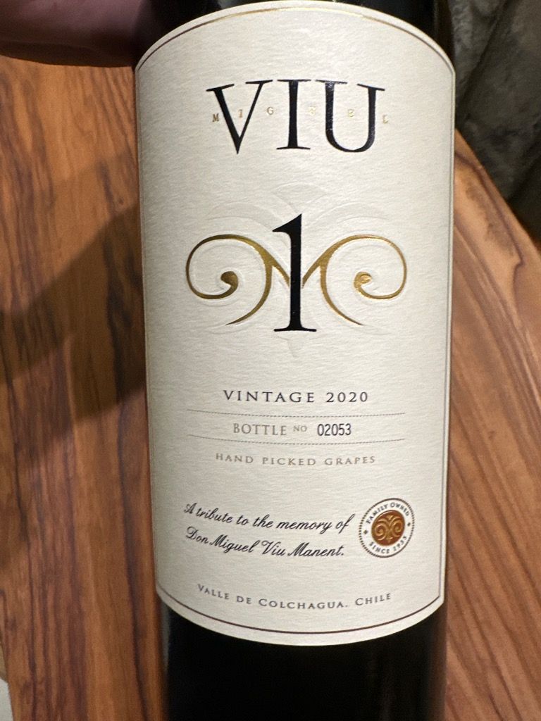 2020 Viu Manent Viu 1, Chile, Rapel Valley, Colchagua Valley - CellarTracker
