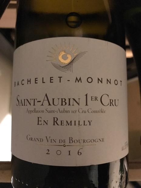 2016 Domaine Bachelet-Monnot Saint-Aubin 1er Cru En Remilly Blanc ...