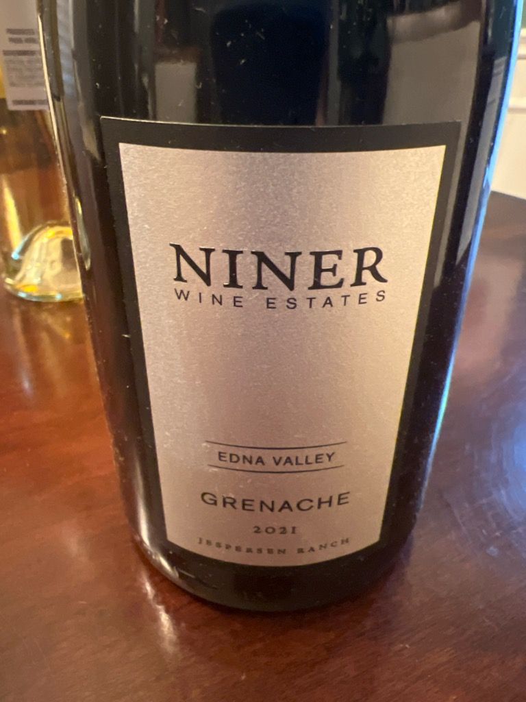 2021 Niner Wine Estates Grenache Jespersen Vineyard, USA, California ...
