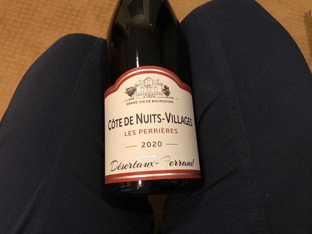 2020 Domaine Désertaux-Ferrand Côte de Nuits Villages Vieilles Vignes ...