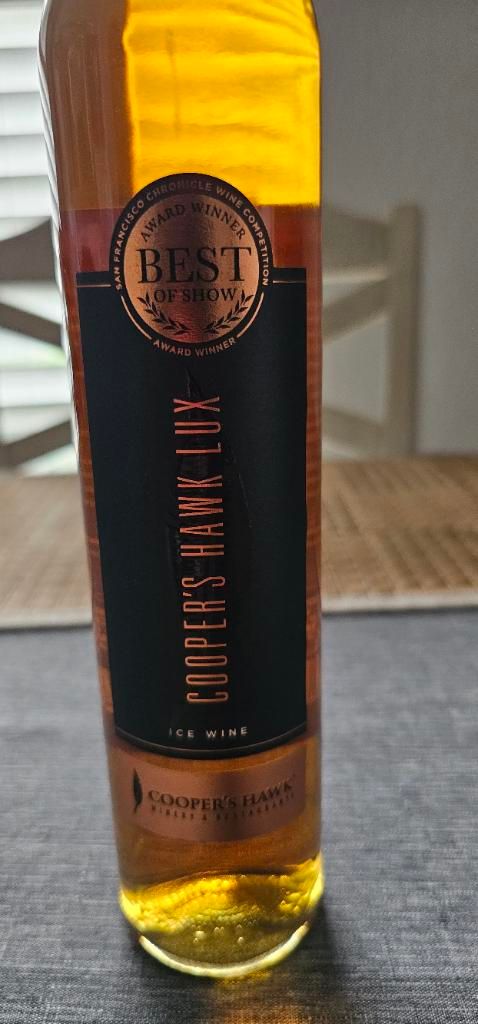 2022 Cooper's Hawk Vidal Blanc Lux Ice Wine, USA, American - CellarTracker