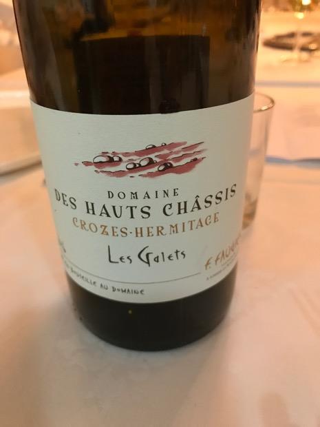 2016 Domaine Des Hauts Chassis Crozes-Hermitage Les Galets, France ...