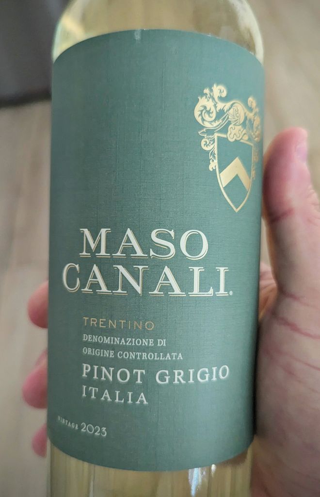 2025 Maso Canali Pinot Grigio Trentino, Italy, Trentino-Alto Adige ...