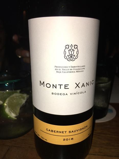 2016 Monte Xanic Cabernet Sauvignon, Mexico, Baja California, Valle de ...