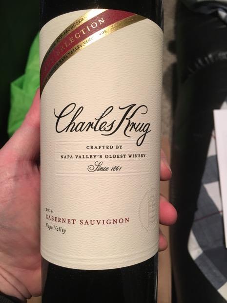2014 Charles Krug Winery (Peter Mondavi Family) Cabernet Sauvignon ...