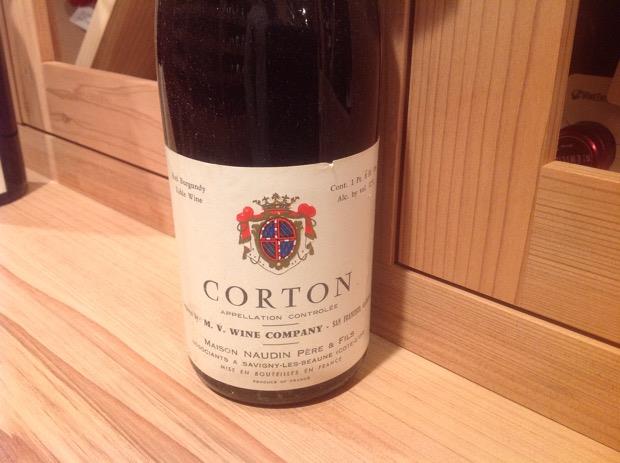 1973 Maison Naudin Pere & Fils Corton, France, Burgundy, Côte de Beaune ...