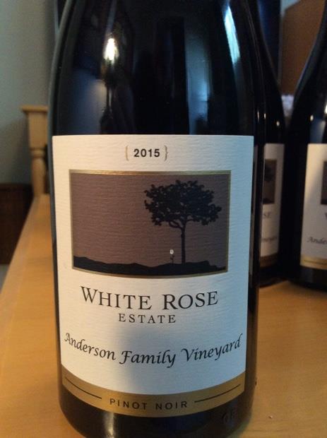 2015 White Rose Estate Pinot Noir Anderson Family Vineyard, USA, Oregon ...