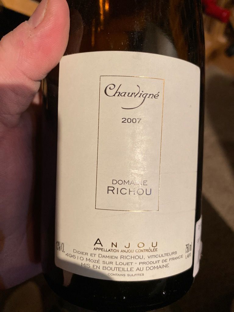 2009 Domaine Richou Anjou Chauvigné, France, Loire Valley, Anjou-Saumur ...