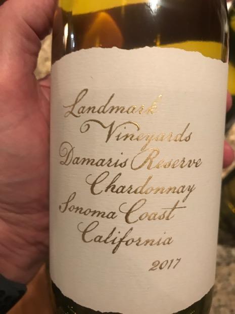 2017 Landmark Chardonnay Damaris Reserve, USA, California, Sonoma ...