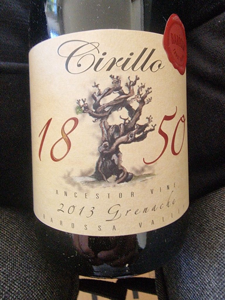 2010 Cirillo Grenache 1850 Ancestor Vine, Australia, South Australia ...