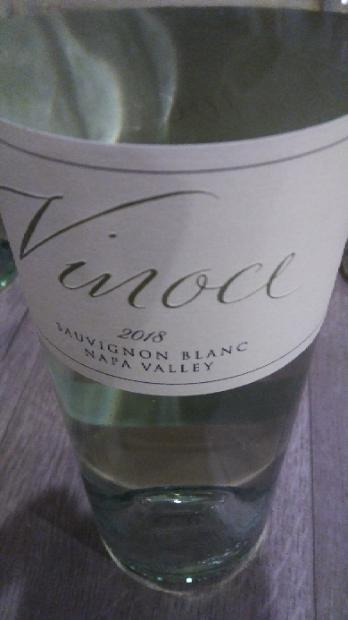 2018 Vinoce Sauvignon Blanc, USA, California, Napa Valley - CellarTracker
