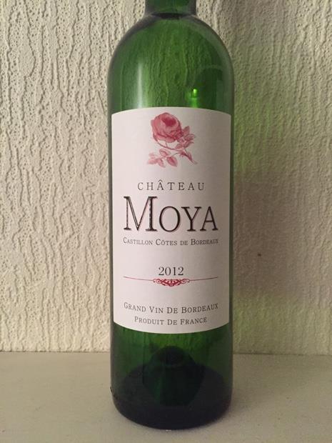 2012 Château Moya, France, Bordeaux, Libournais, Castillon Côtes de ...