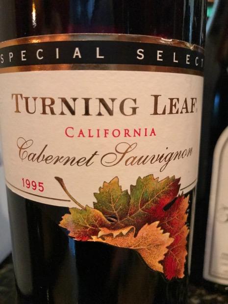 1995 Turning Leaf Cabernet Sauvignon, USA, California - CellarTracker