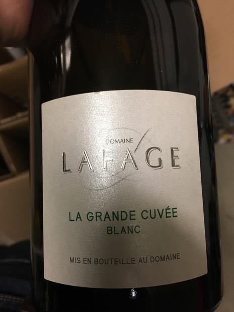 2015 Domaine Lafage Côtes du Roussillon La Grande Cuvée Blanc, France ...