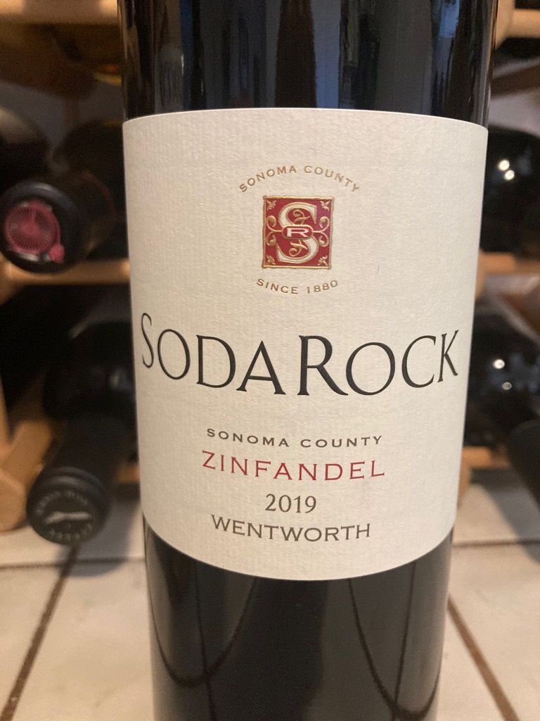 2020 Soda Rock Winery Zinfandel Wentworth Usa California Sonoma