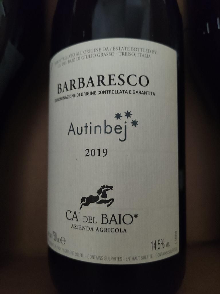 2019 Ca' del Baio Barbaresco Autinbej, Italy, Piedmont, Langhe, Barbaresco - CellarTracker