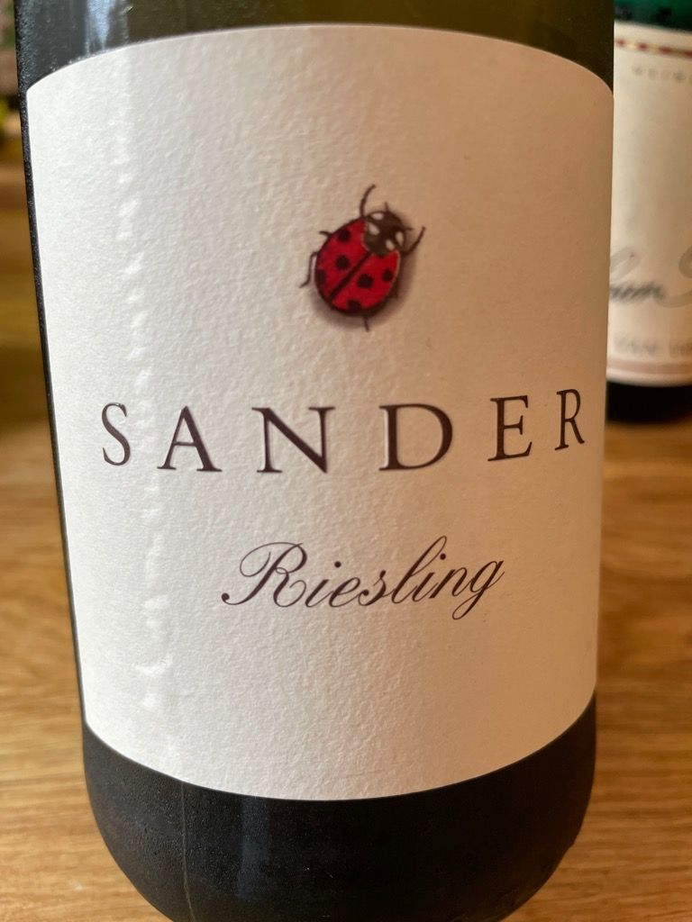 2020 Sander Riesling trocken, Germany, Rheinhessen - CellarTracker