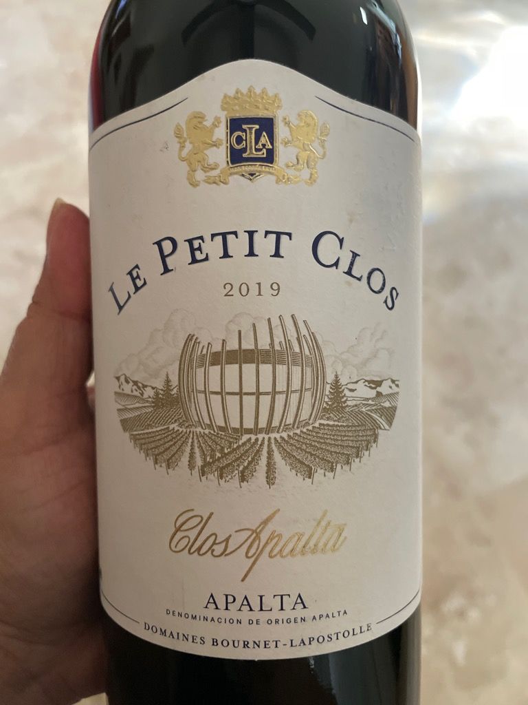 2019 Clos Apalta Le Petit Clos, Chile, Rapel Valley, Colchagua Valley ...