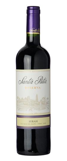 2006 Viña Santa Rita Shiraz Reserva Estate Grown, Chile, Maipo Valley ...