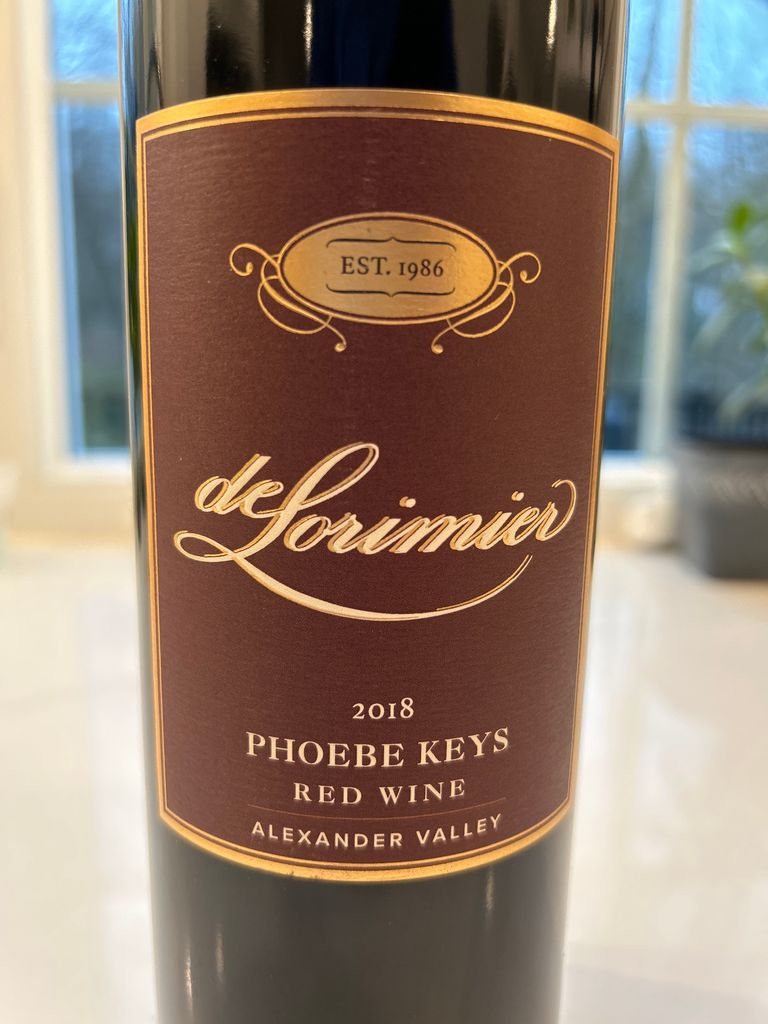 2018 deLorimier Phoebe Keys, USA, California, Sonoma County, Alexander ...