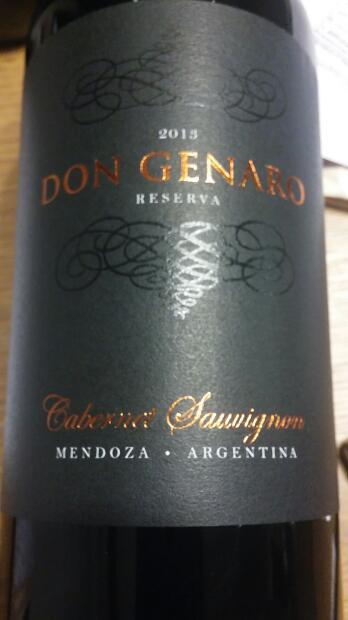 2012 Don Genaro Cabernet Sauvignon, Argentina, Mendoza - CellarTracker