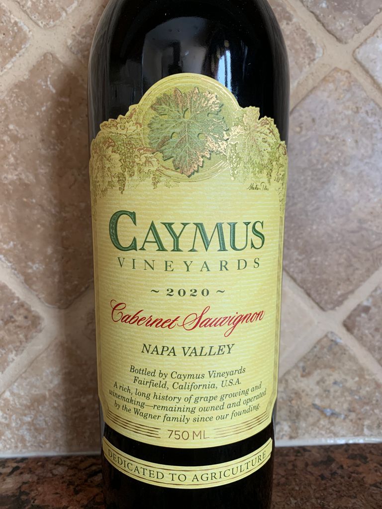 2020 Caymus Cabernet Sauvignon, USA, California, Napa Valley ...