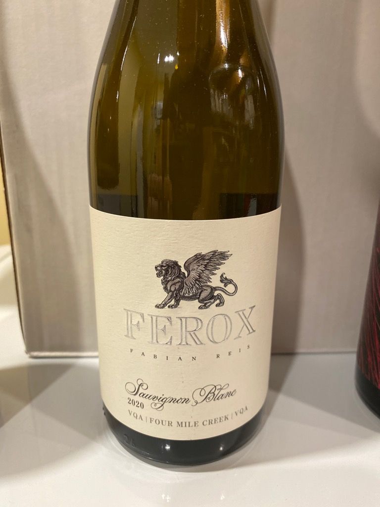 2021 Ferox Sauvignon Blanc, Canada, Ontario, Niagara Peninsula, Four ...