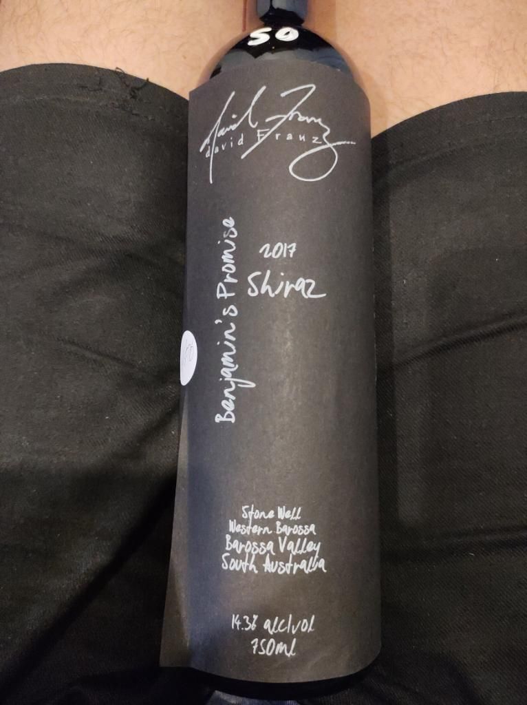 2017 David Franz Shiraz Benjamin's Promise, Australia, South Australia ...