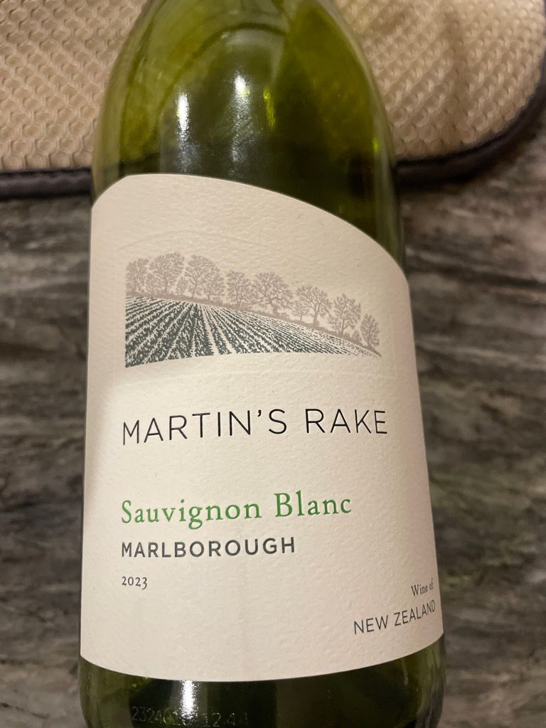 2023 Martin's Rake Sauvignon Blanc, New Zealand, South Island ...