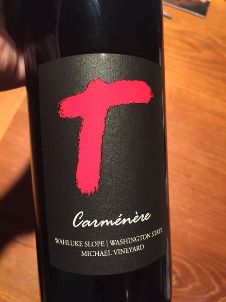 2016 Tagaris Carménère Michael's Vineyard, USA, Washington, Columbia ...