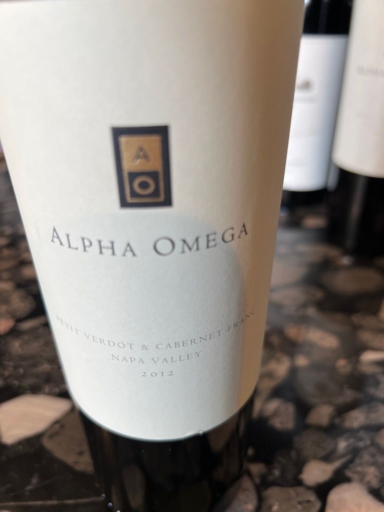 2012 Alpha Omega Petit Verdot & Cabernet Franc, USA, California, Napa ...