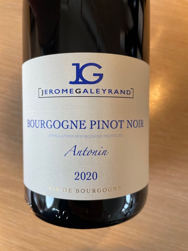 2021 Jérôme Galeyrand Bourgogne Antonin, France, Burgundy, Bourgogne ...