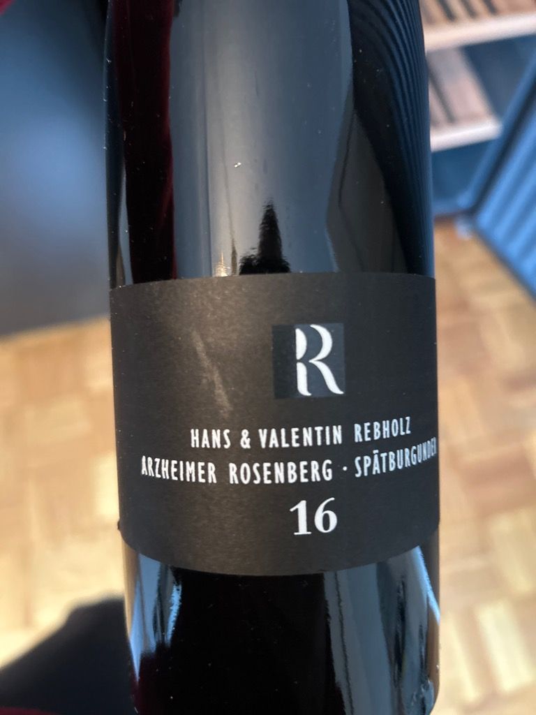 2018 Weingut Ökonomierat Rebholz Azrheimer Rosenberg Spätburgunder ...