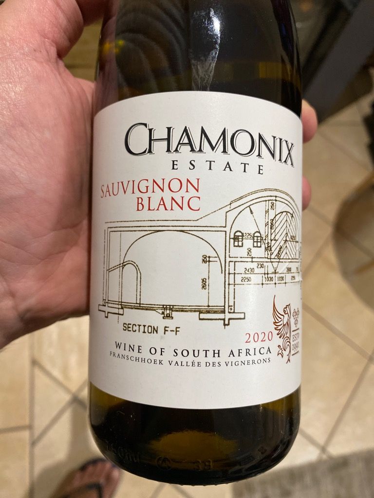 2021 Chamonix Sauvignon Blanc, South Africa, Coastal Region ...