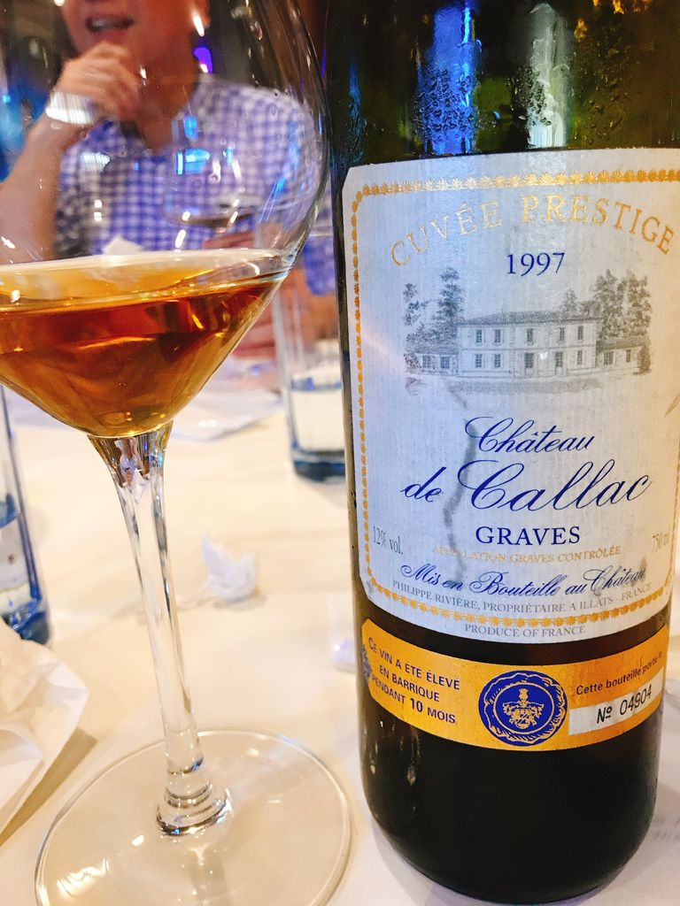 1997 Château de Callac Prestige Blanc, France, Bordeaux, Graves ...