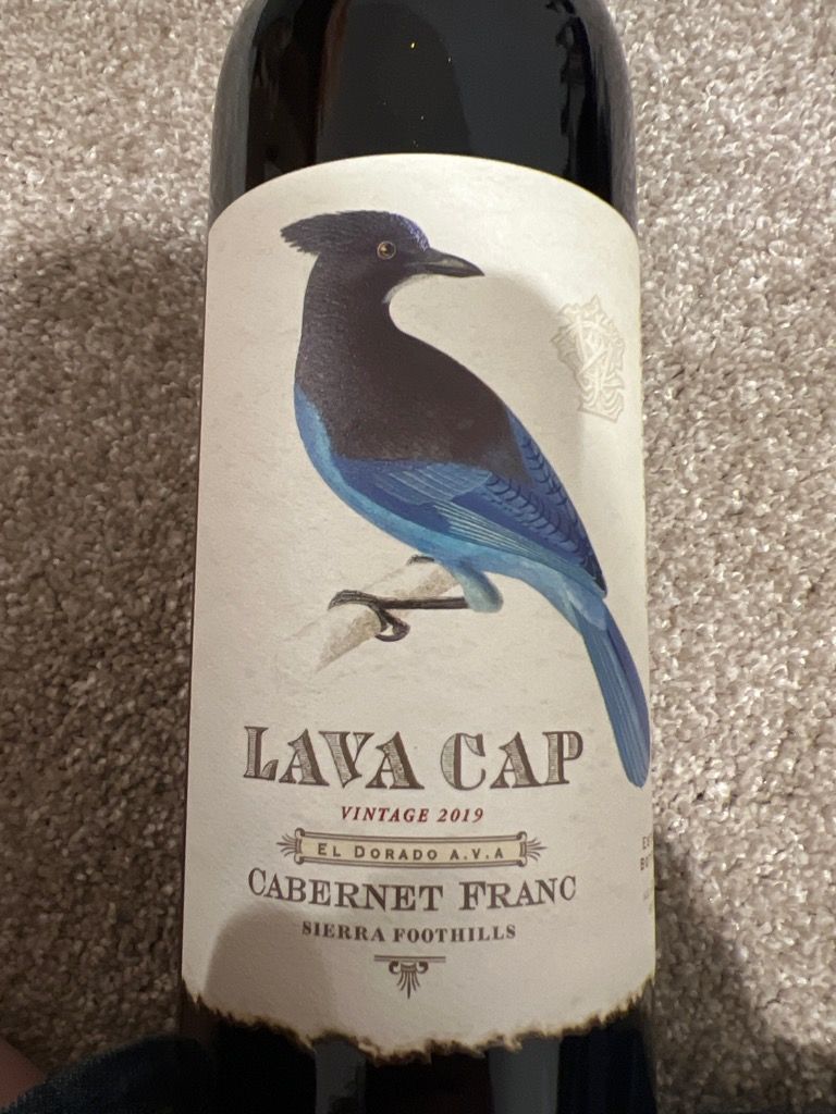 2019 Lava Cap Cabernet Franc, USA, California, Sierra Foothills, El ...