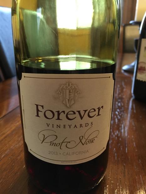 2013 Forever Vineyards Pinot Noir, USA, California, Central Valley ...