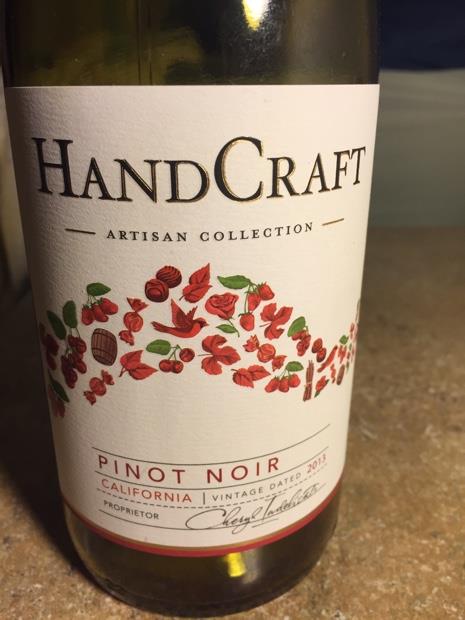2013 HandCraft Pinot Noir Artisan Collection, USA, California ...