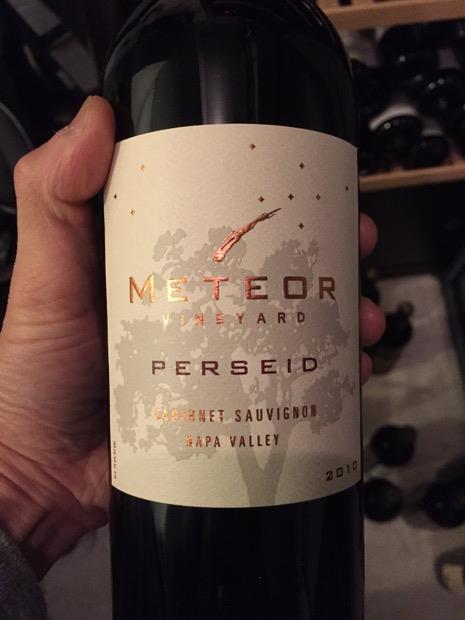 2010 Meteor Vineyard Cabernet Sauvignon Perseid, USA, California, Napa ...