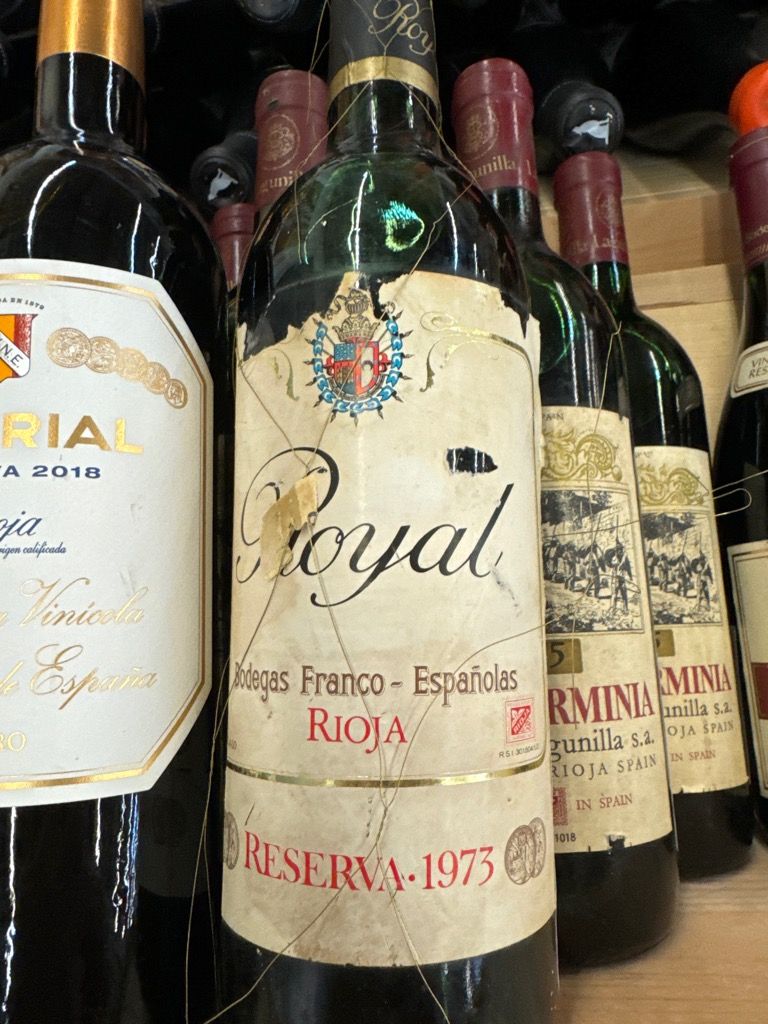 1973 Bodegas Franco-Españolas Rioja Royal Claret, Spain, La Rioja, La ...
