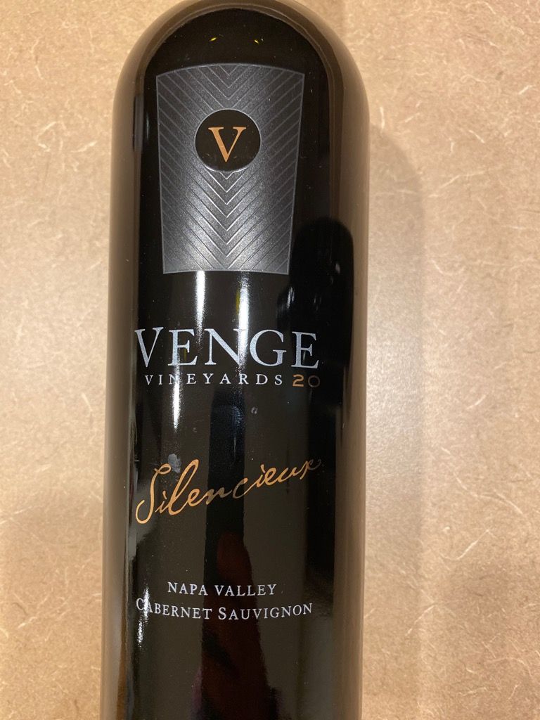 2020 Venge Vineyards Cabernet Sauvignon Silencieux, USA, California ...