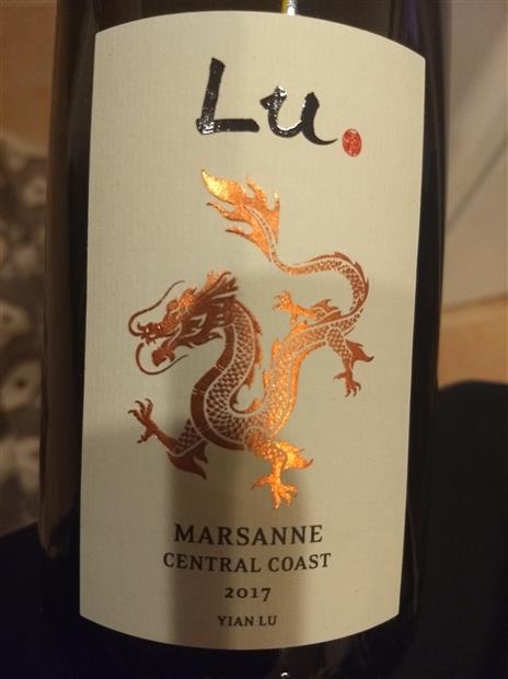 2017 Yian Lu Marsanne, USA, California, Central Coast - CellarTracker