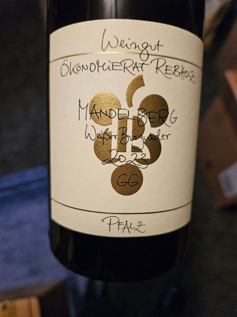 2022 Weingut Ökonomierat Rebholz Birkweiler Mandelberg Weißer Burgunder ...