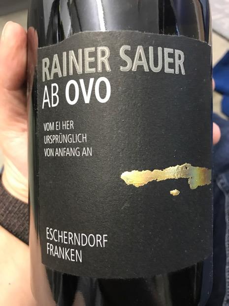 2011 Rainer Sauer Silvaner 'AB OVO', Germany, Franken - CellarTracker