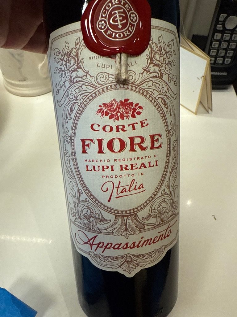 2022 Lupi reali Corte Fiore Appassimento, Italy - CellarTracker