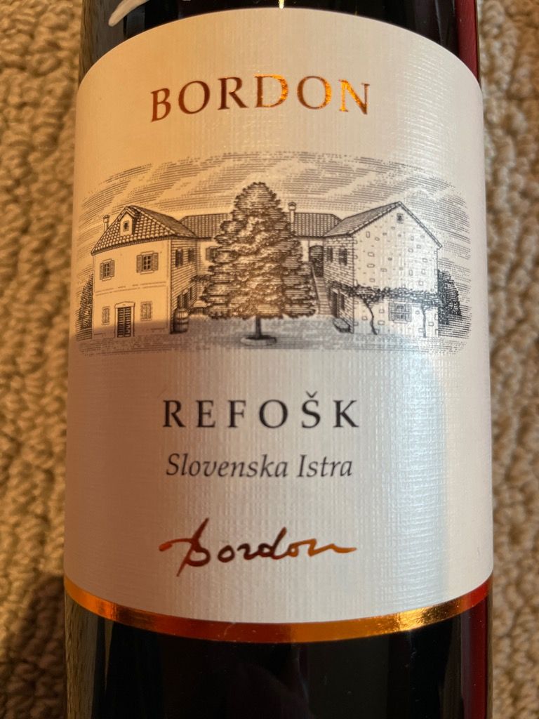2016 Bordon Farm Ivanov Refosk, Slovenia, Primorska, Slovenska Istra ...