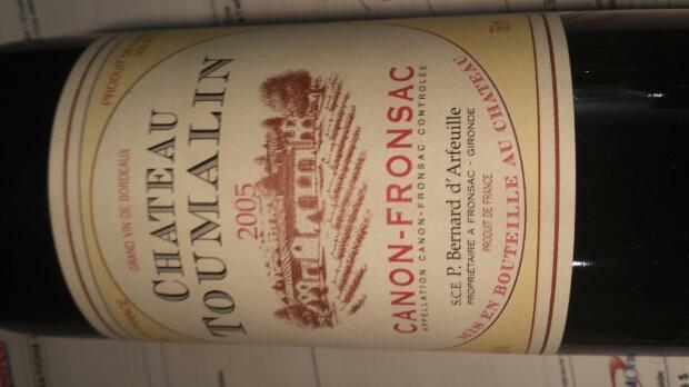 2005 Château Toumalin, France, Bordeaux, Libournais, Canon-Fronsac ...
