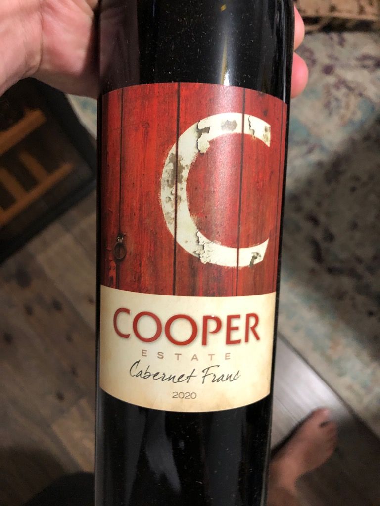 2020 Cooper Wine Company Cabernet Franc Estate, USA, Washington ...