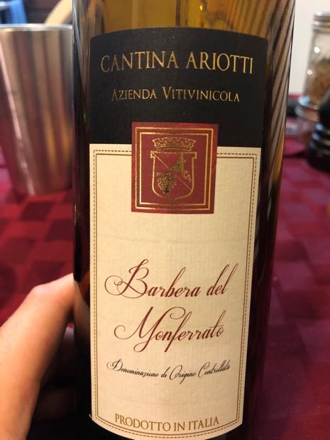 2016 Cantina Ariotti Barbera del Monferrato, Italy, Piedmont ...